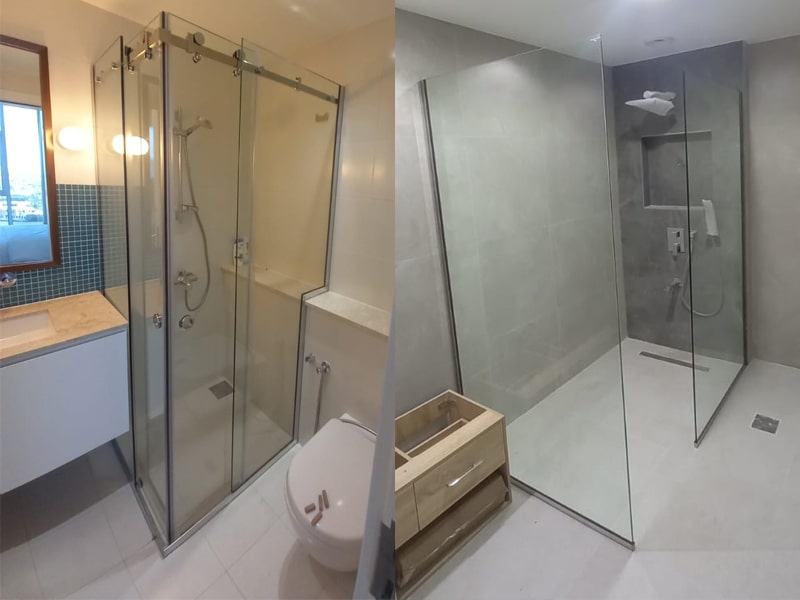 Shower Enclosures in Dubai, Glass and Mirror Works in Dubai